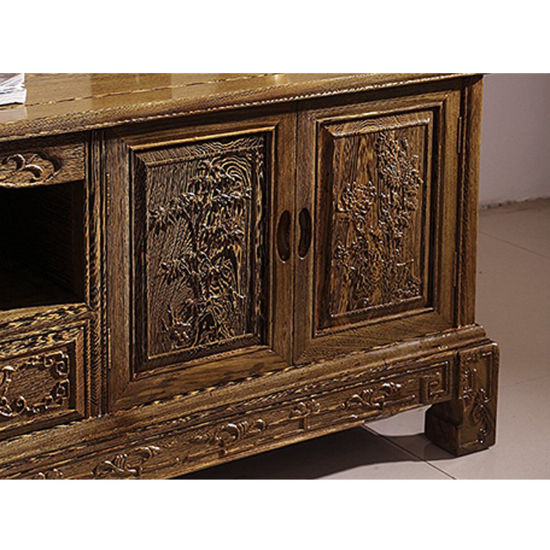 moonlight design Chinese chicken wing wood TV cabinet | Wayfair